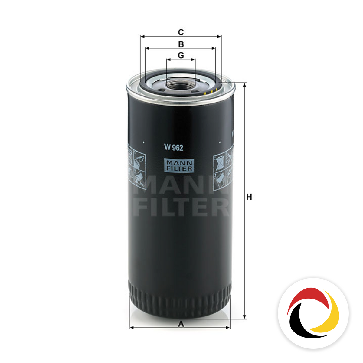 MANN-Filter Oil Filter W 962 – Dr.Vakuum